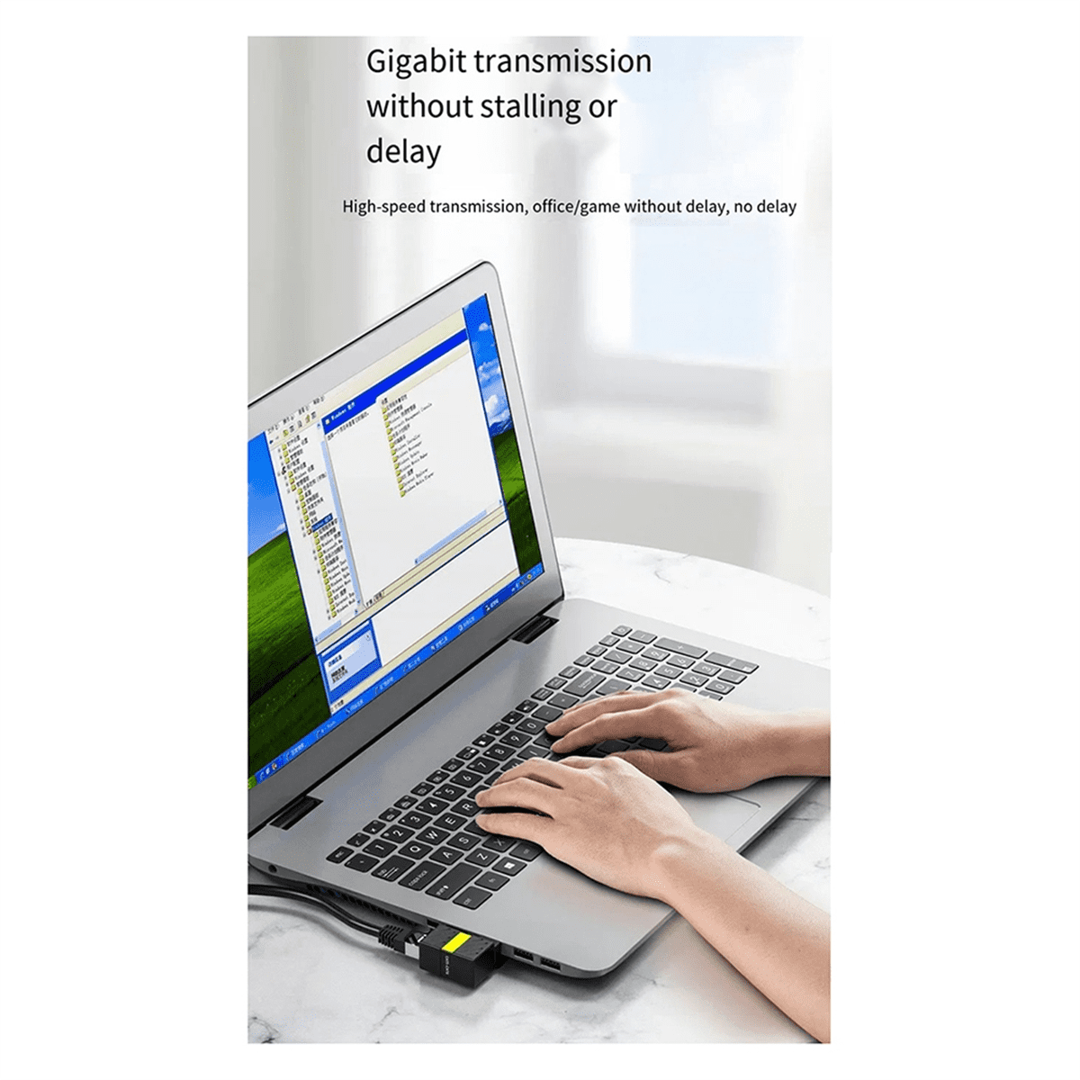 RJ45 360° Rotatable Network Plug 90 Degrees Right Angle Elbow Gigabit ...