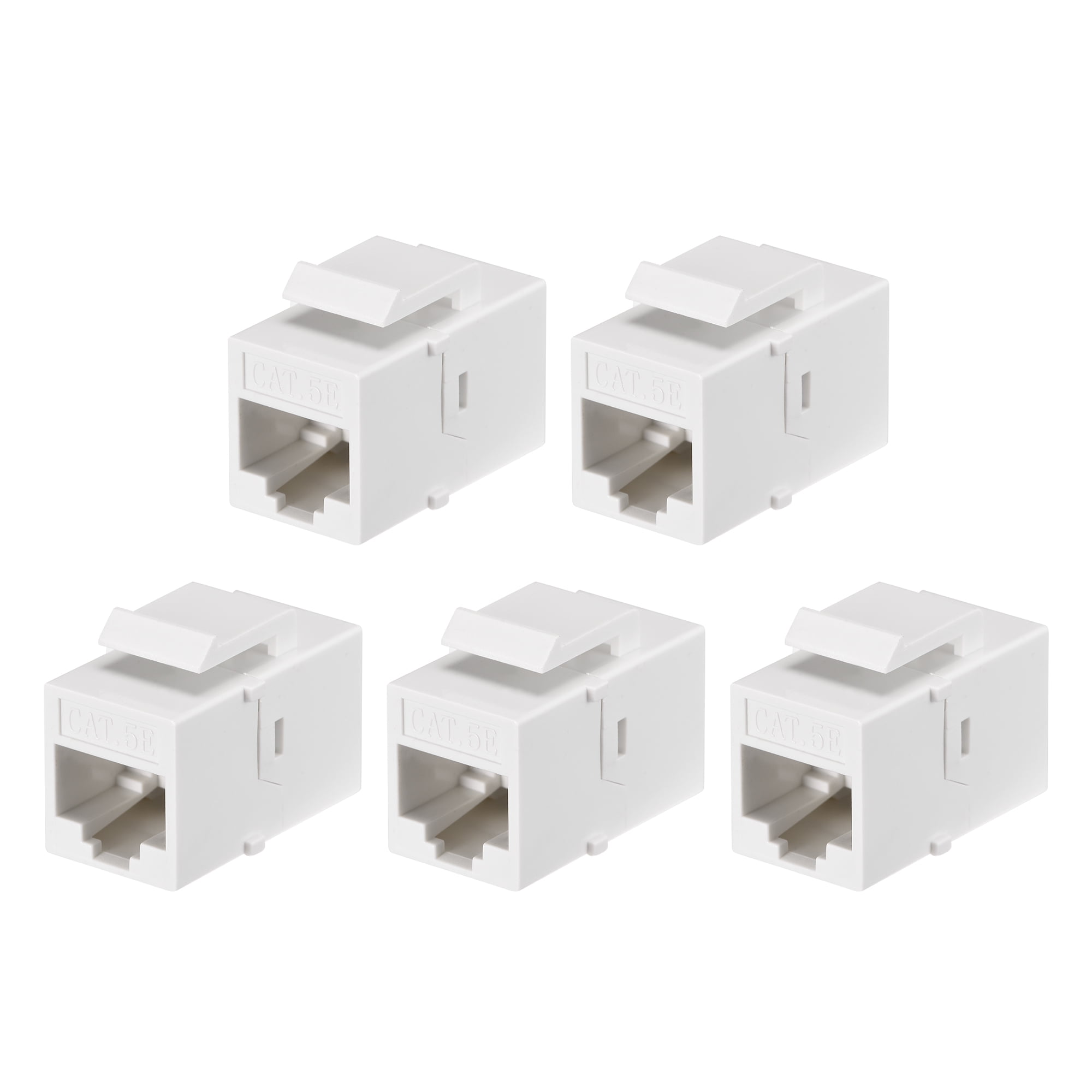 RJ45 8P8C Cat5e Ethernet Extender Coupler Straight Insert Cable Jack ...