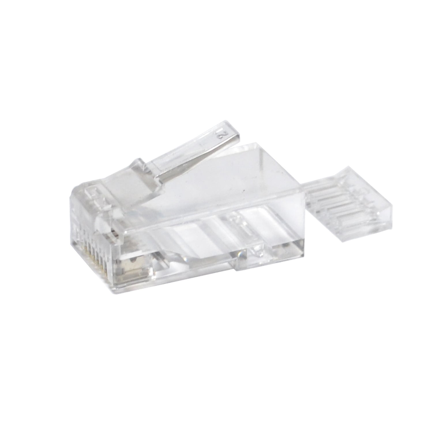 RJ45 8P8C Cat6 Modular Plug Ethernet Gold Plated Network Connector w ...