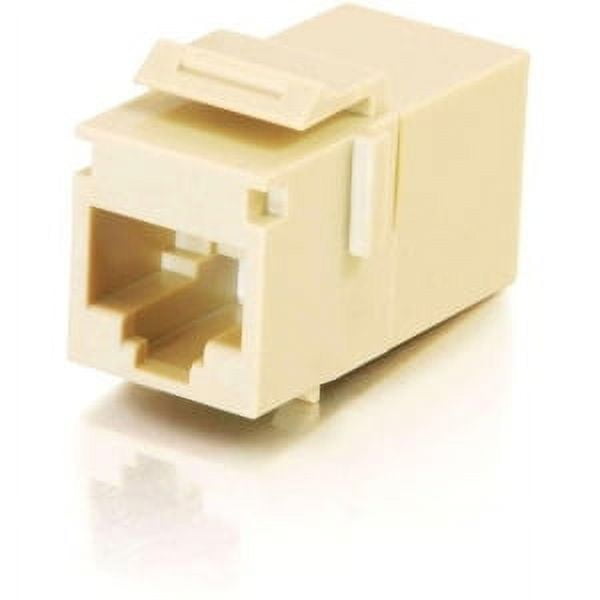 RJ45 8P8C KEYSTONE INSERT COUPLER IVORY - Walmart Business Supplies