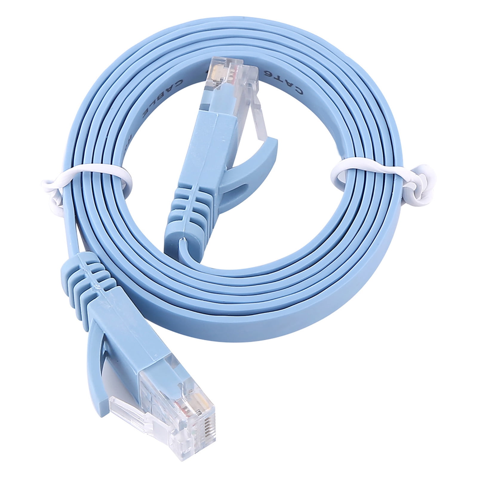 RJ45 CAT6 Ethernet Network Flat LAN Cable UTP Patch Router Cables 1000M ...