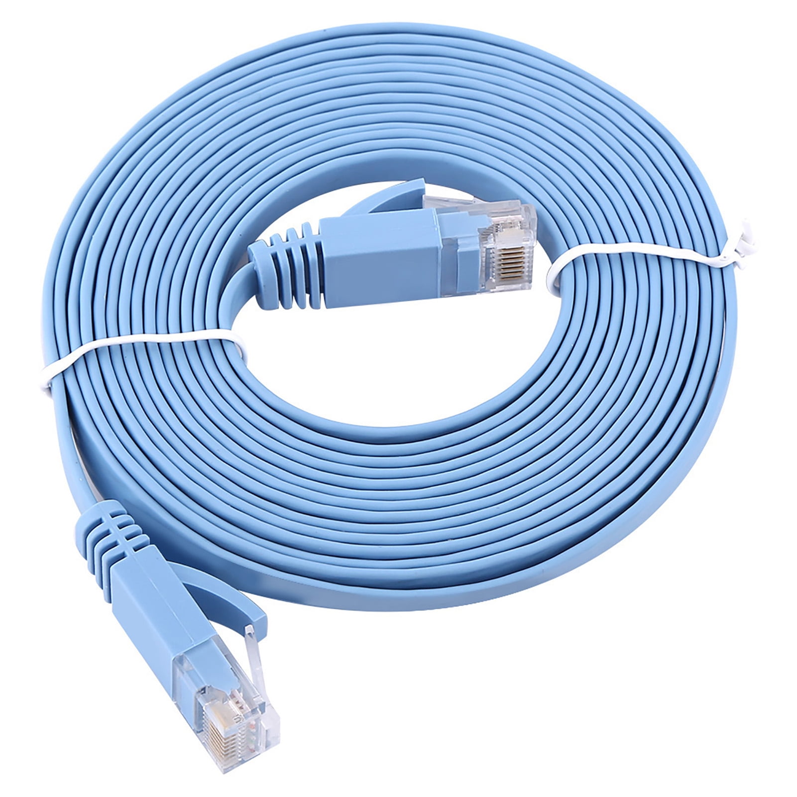 RJ45 CAT6 Ethernet Network Flat LAN Cable UTP Patch Router Cables 1000M ...