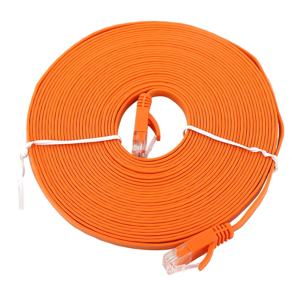 RJ45 CAT6 Ethernet Network Flat LAN Cable UTP Patch Router Cables 1000M ...