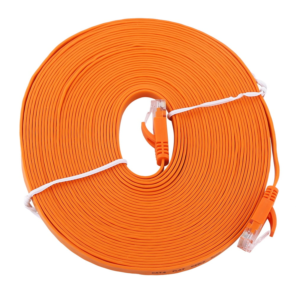 RJ45 CAT6 Ethernet Network Flat LAN Cable UTP Patch Router Cables 1000M ...