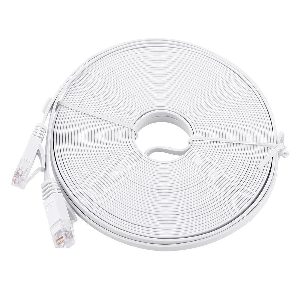 RJ45 CAT6 Ethernet Network Flat LAN Cable UTP Patch Router Cables 1000M ...