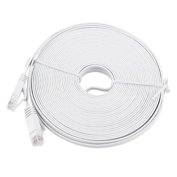 RJ45 CAT6 Ethernet Network Flat LAN Cable UTP Patch Router Cables 1000M ...