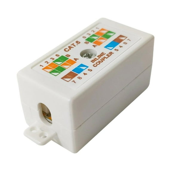 RJ45 Cat6 Junction Box Inline Punch Down Coupler Joiner for Cat6 ...