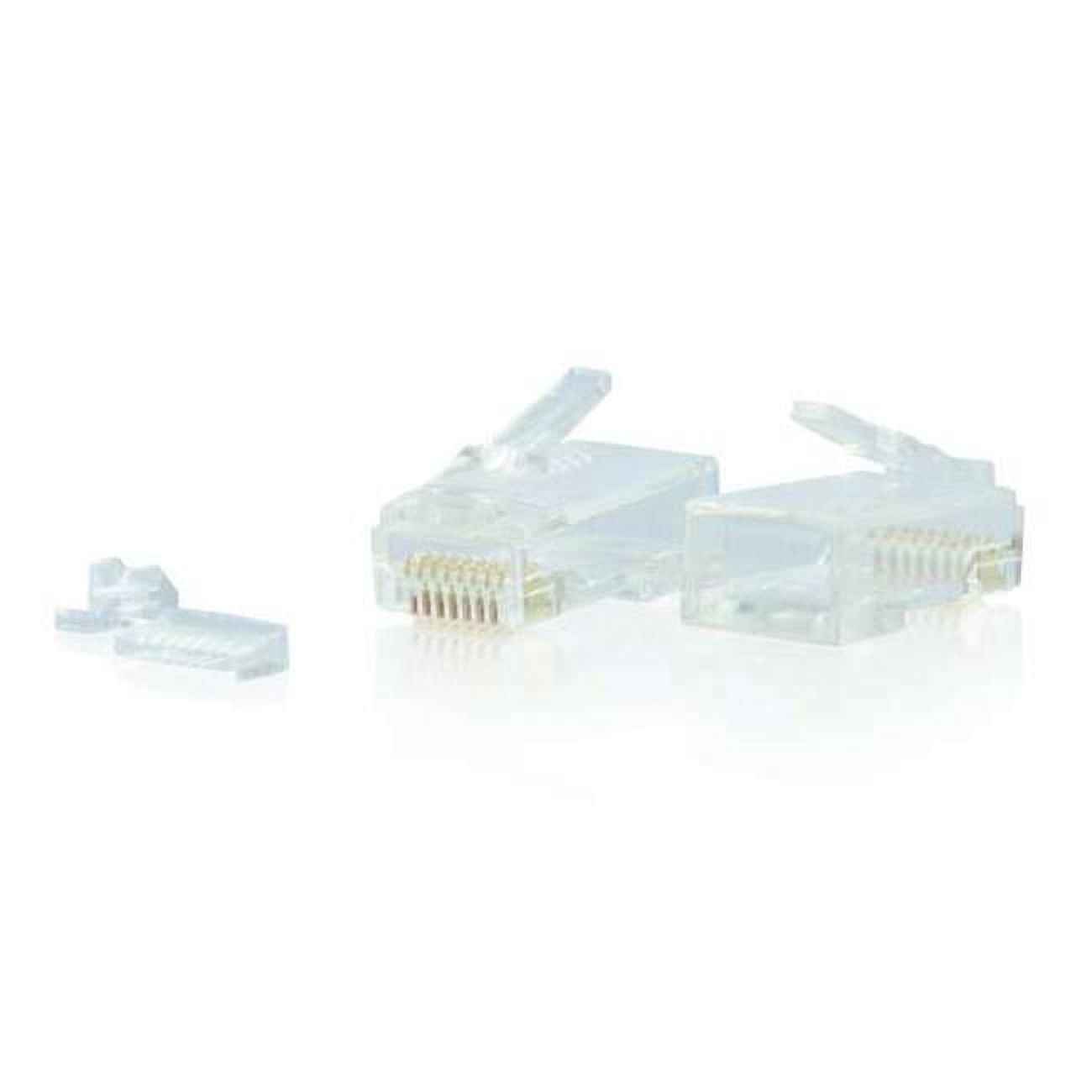 RJ45 Cat6 Modular Plug for Round Solid-Stranded Cable Multipack - Pack ...