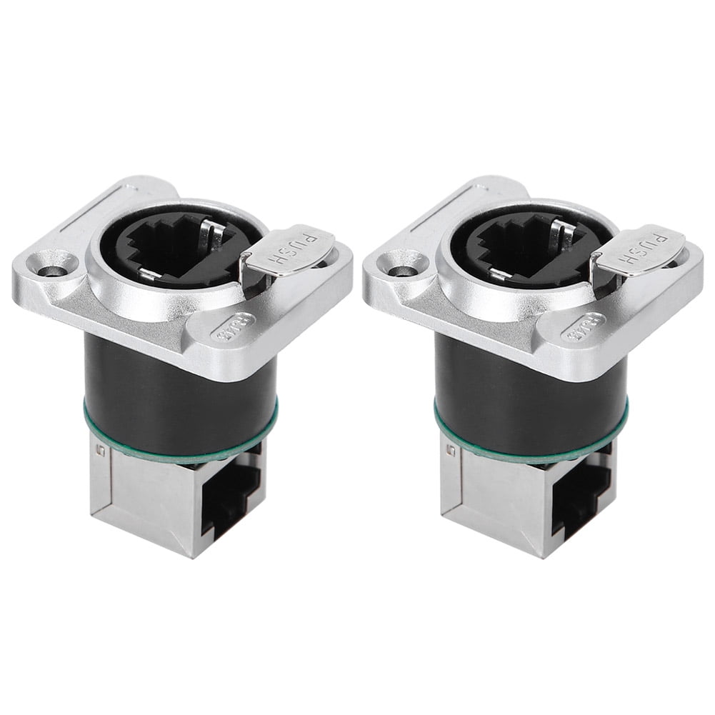 RJ45 Connector, 2Pcs RJ45 Angled Connector Fire Retardant Insulator ...