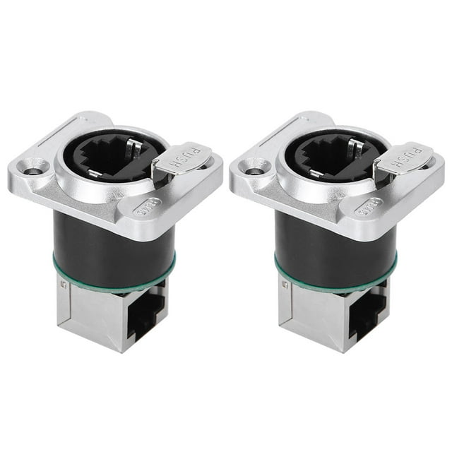 RJ45 Connector, 2Pcs RJ45 Angled Connector Fire Retardant Insulator ...