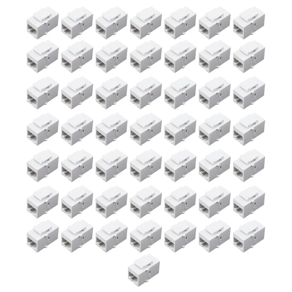 RJ45 Connector Keystone Jack Cat6 RJ45 Extension Coupler Ethernet ...