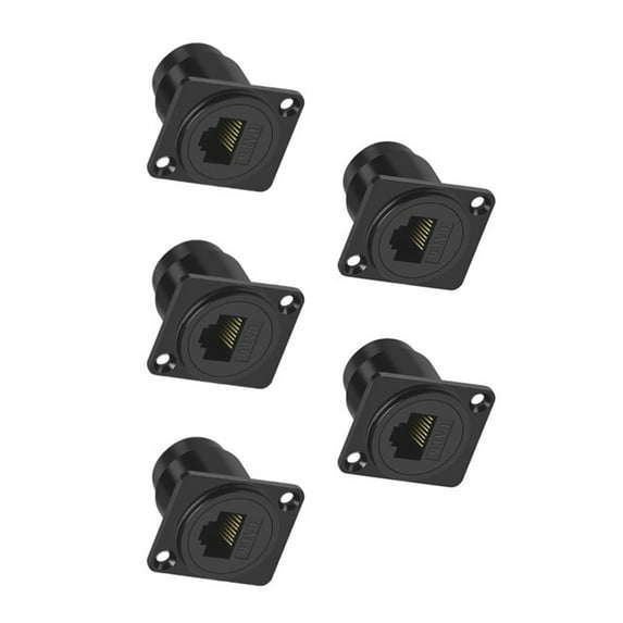 RJ45 Connector Networking Panel Mount Cat6 Internet Extension Wall ...