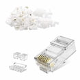 RJ45 Connectors, Cat 6A RJ45 Modular Plug (Three-Piece Suit), UTP ...
