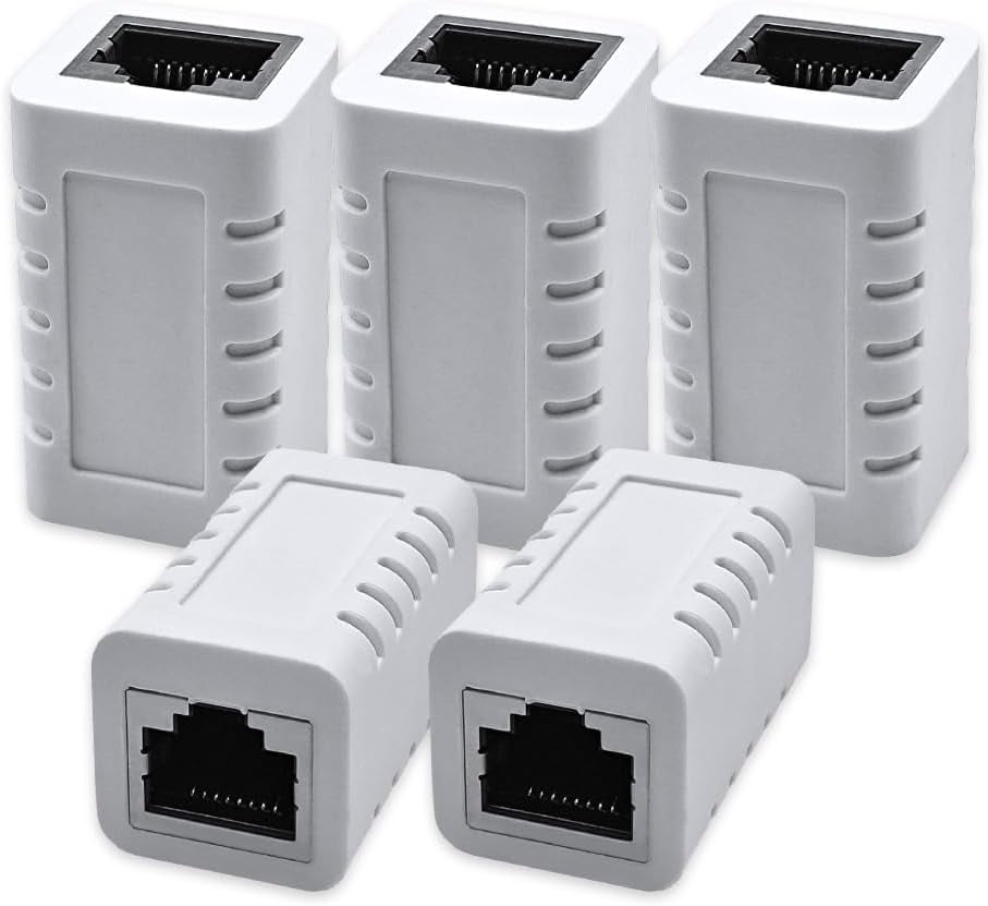 RJ45 Coupler Ethernet Cable Extender Female to Female Connector Cat7 ...