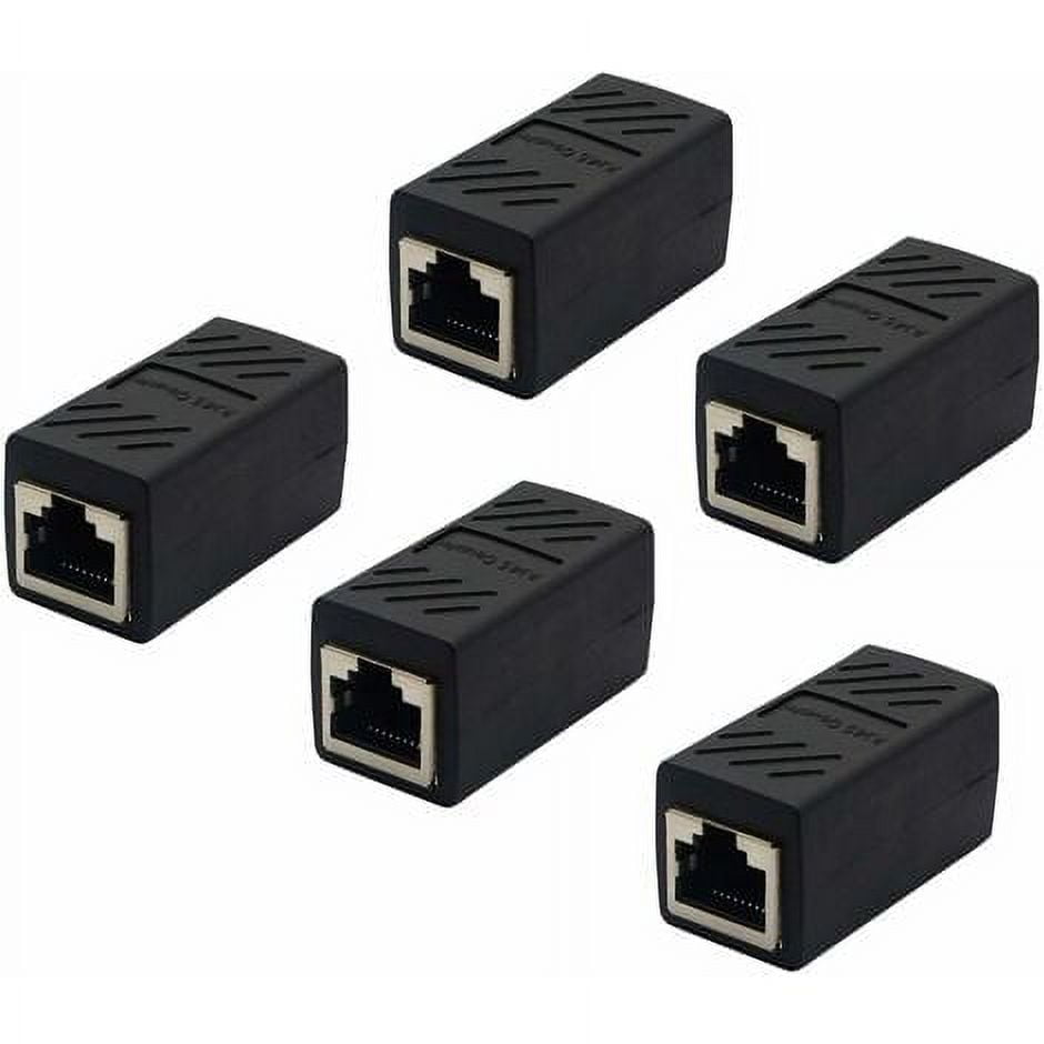 RJ45 Coupler, Ethernet Cable Extension Connected to Female LAN Adapter ...