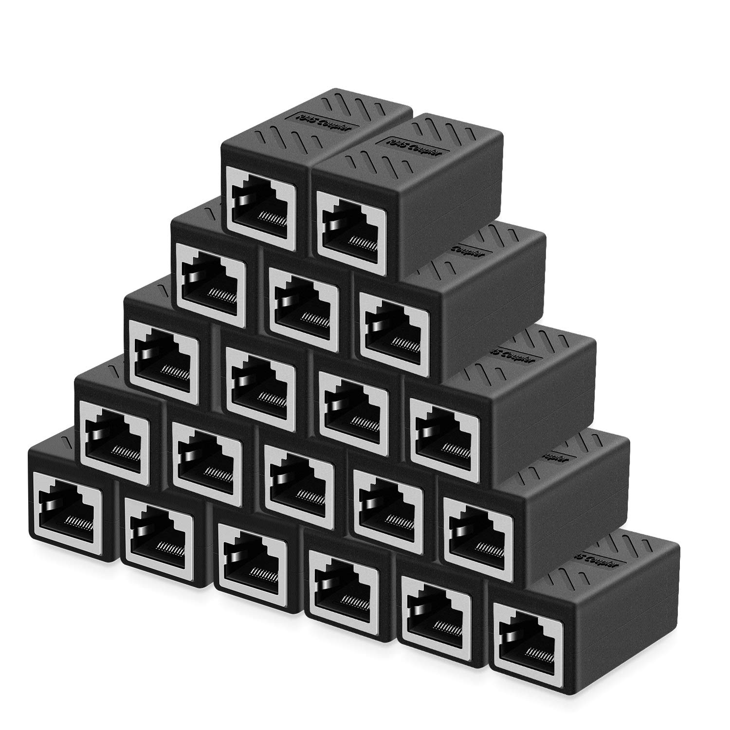 RJ45 Coupler, Ethernet Connectors, Shielded in-Line Coupler for Cat7 ...