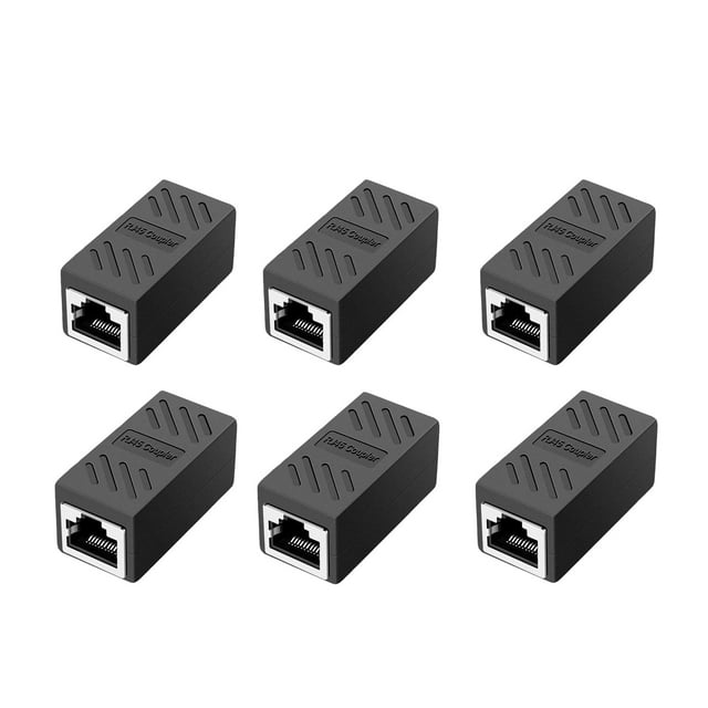 RJ45 Coupler,Ethernet Coupler,Cat6 Coupler 6 Pack in Line Coupler for ...