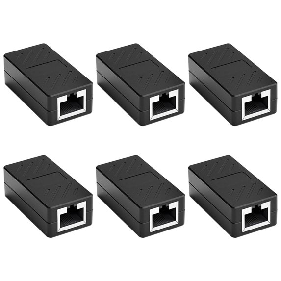 RJ45 Coupler Gigabit Ethernet Extender, Supports Cat7/Cat6/Cat5 Cables ...