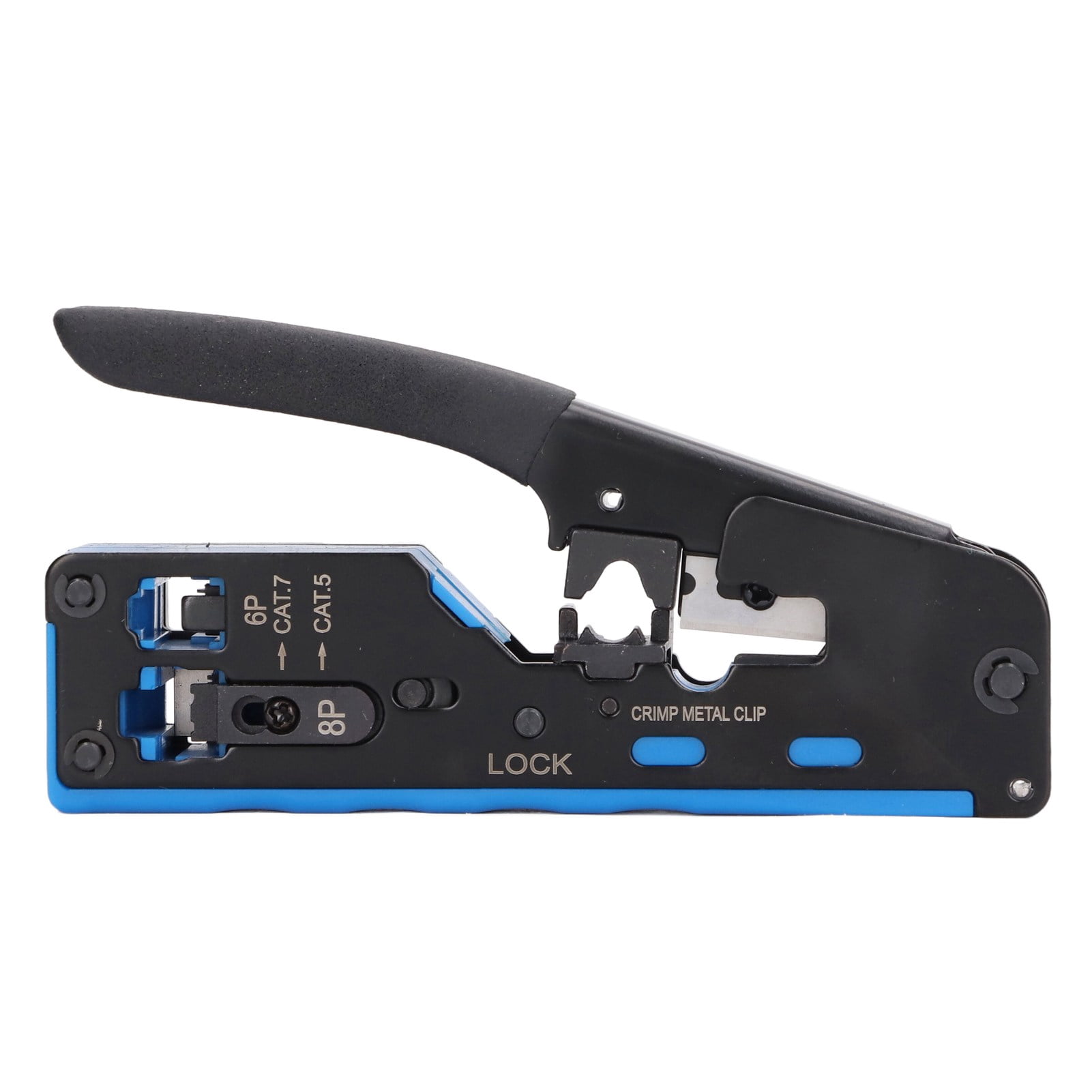 RJ45 Crimp Tool Kit Pass Through Crimp Tool Kit Ethernet Crimper All-In ...