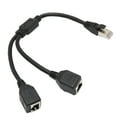 Rj45 Ethernet Adapter Cable Extension 1 To 2 Port Excellent Connection