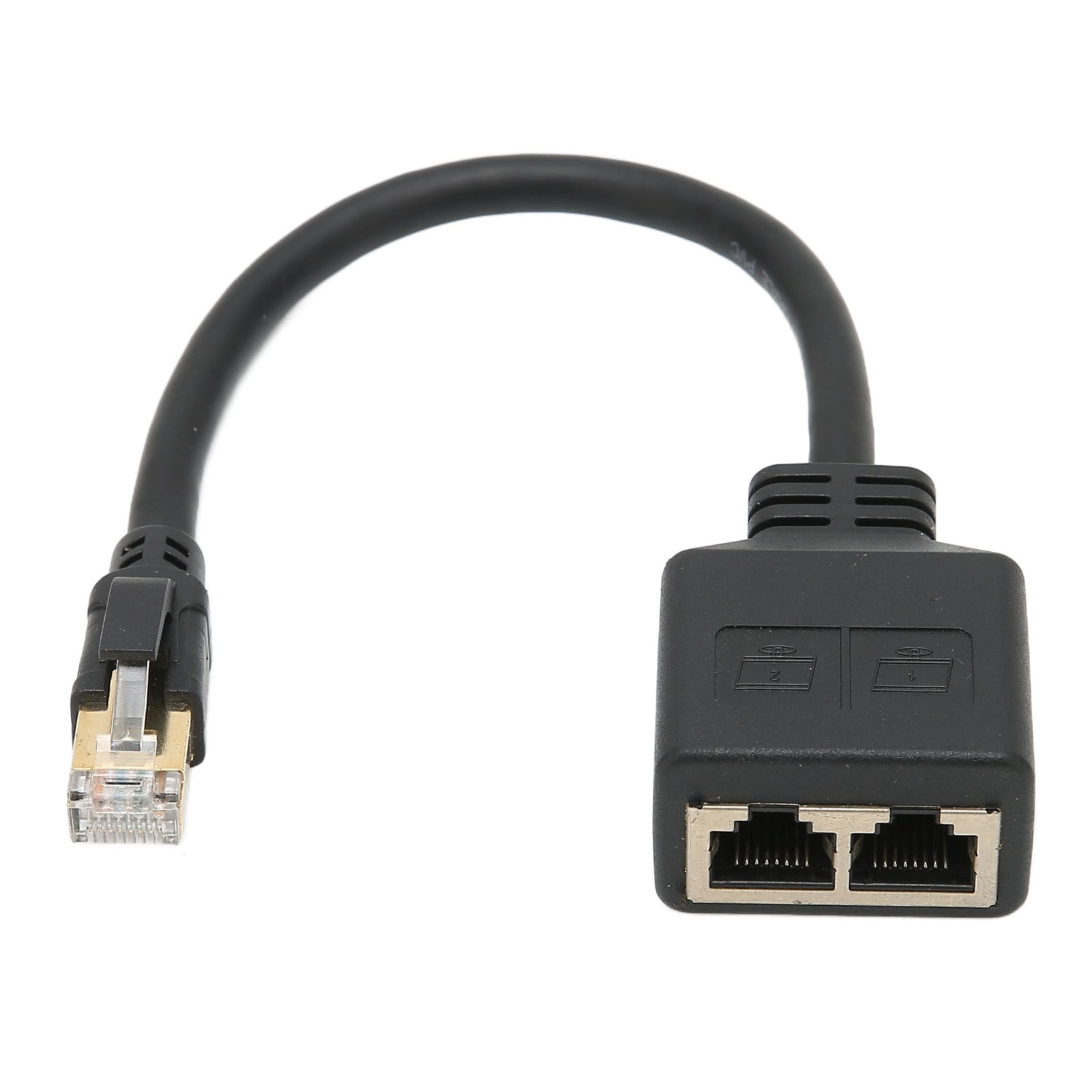 RJ45 Ethernet Adapter Cable Extension 1 to 2 Port Excellent Connection ...