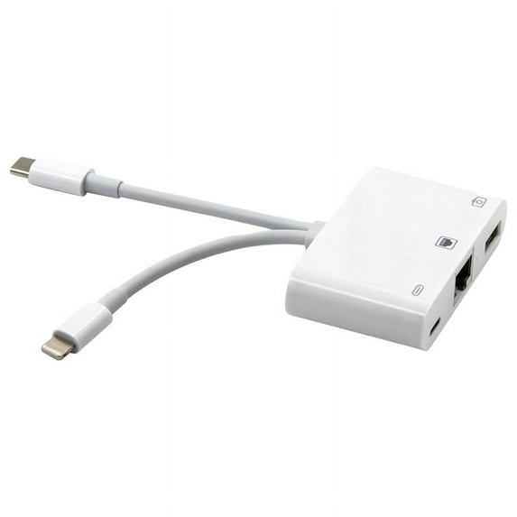 RJ45 Ethernet Adapter Network Adapter, with Charge Port and USB Port ...