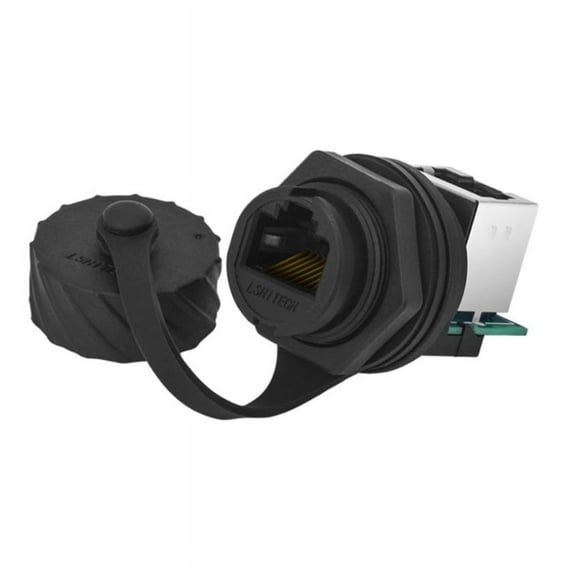 RJ45 Ethernet Connector Cat5e Male to Female Waterproof Plug Socket ...