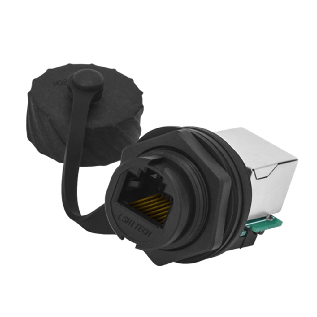 RJ45 Ethernet Connector Male to Female Industrial Waterproof High Speed ...