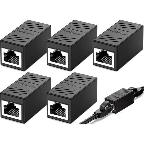 RJ45 Ethernet Coupler RJ45 Ethernet Cable Connector in Line Female to ...
