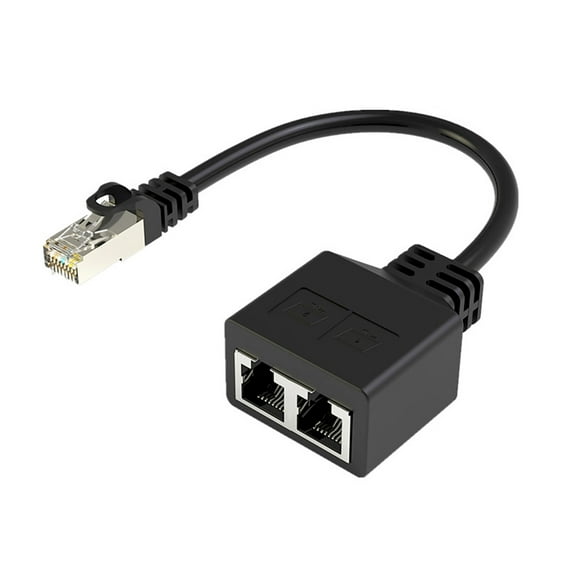 RJ45 Ethernet Splitter Cable 1 Male to 2 Female Ethernet Splitter for ...