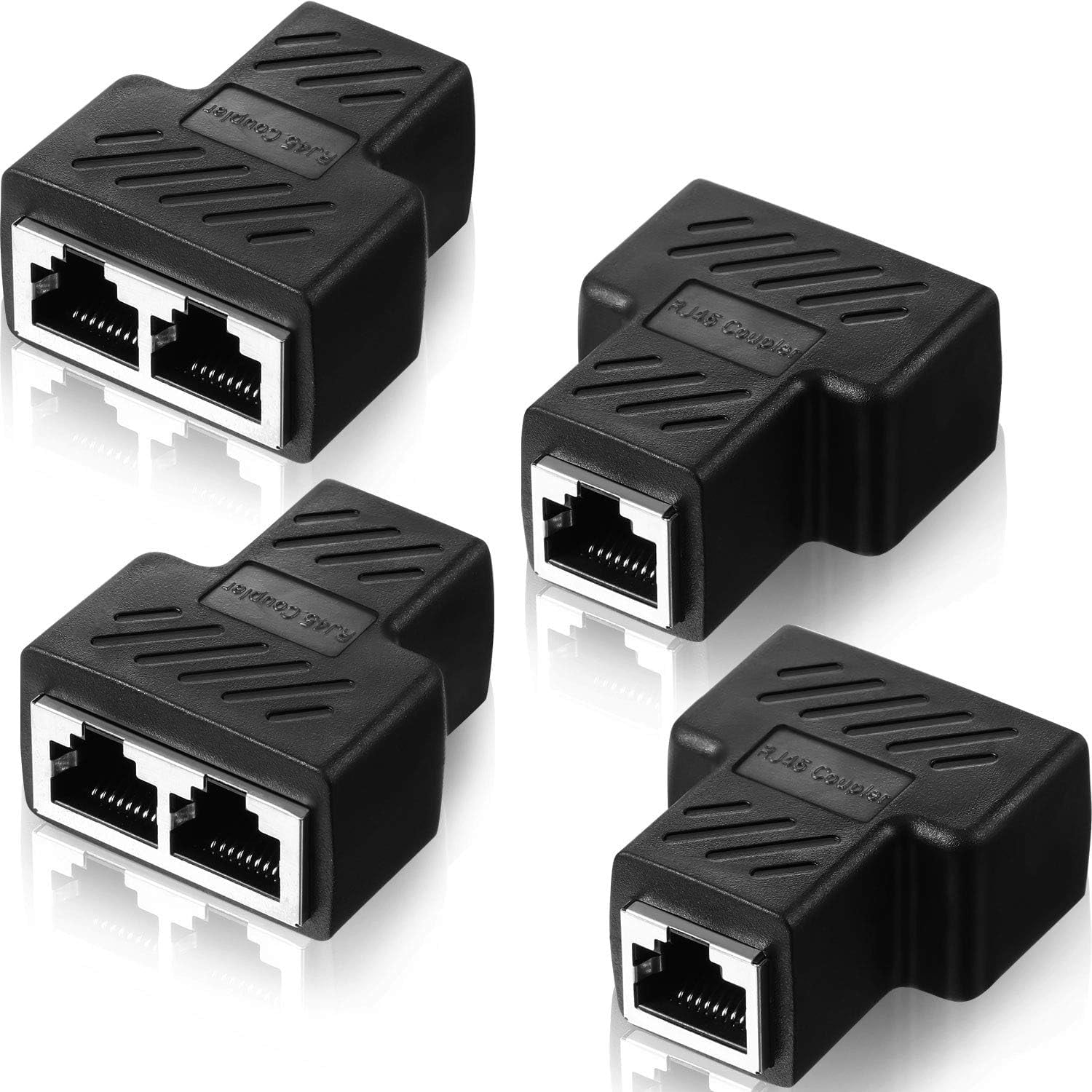 RJ45 Ethernet Splitter Connectors 1 to 2 Splitter Connectors LAN ...