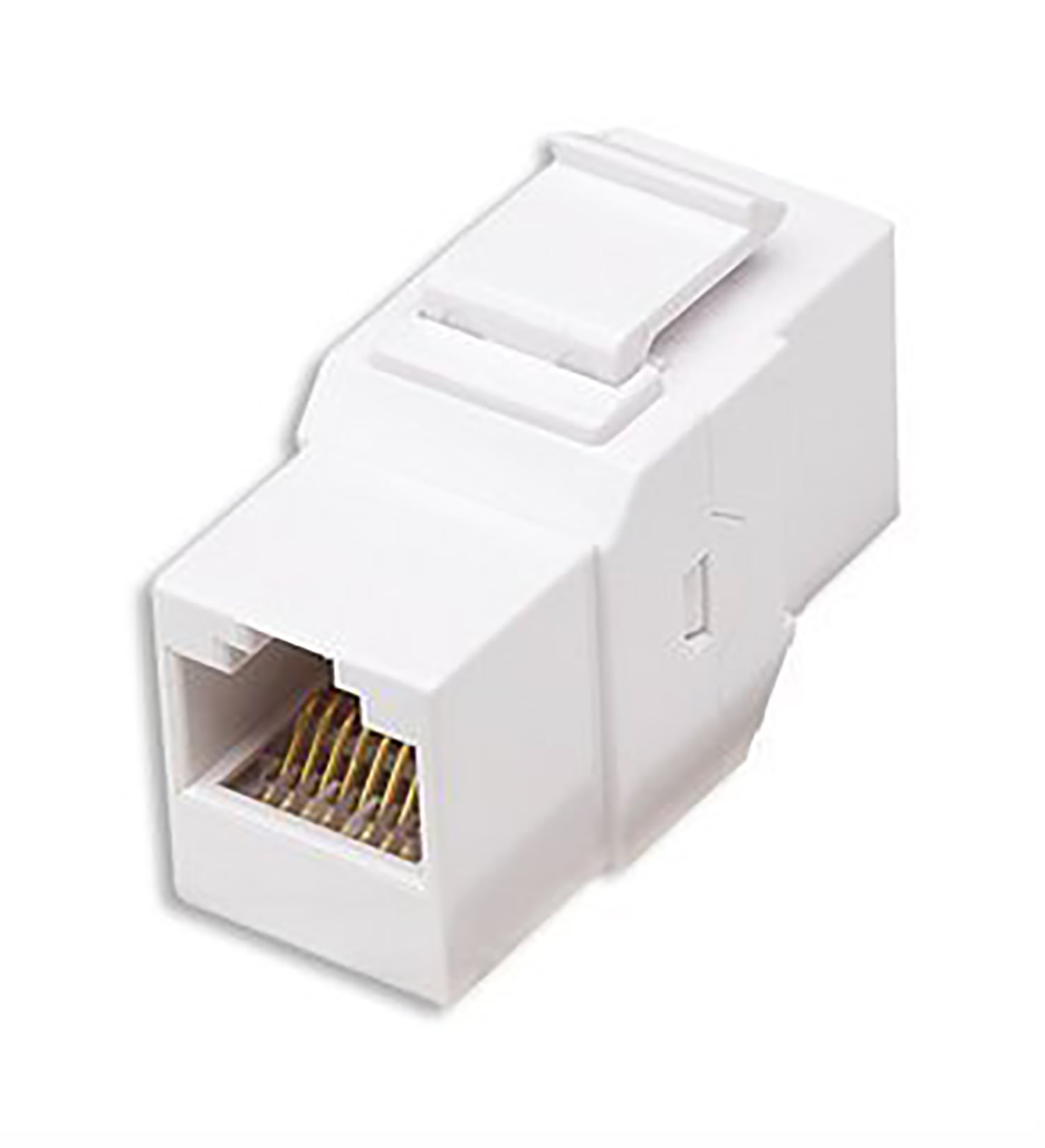 iMBAPrice RJ45 Female UTP Cat6 Keystone Coupler, White, 25 Count per ...
