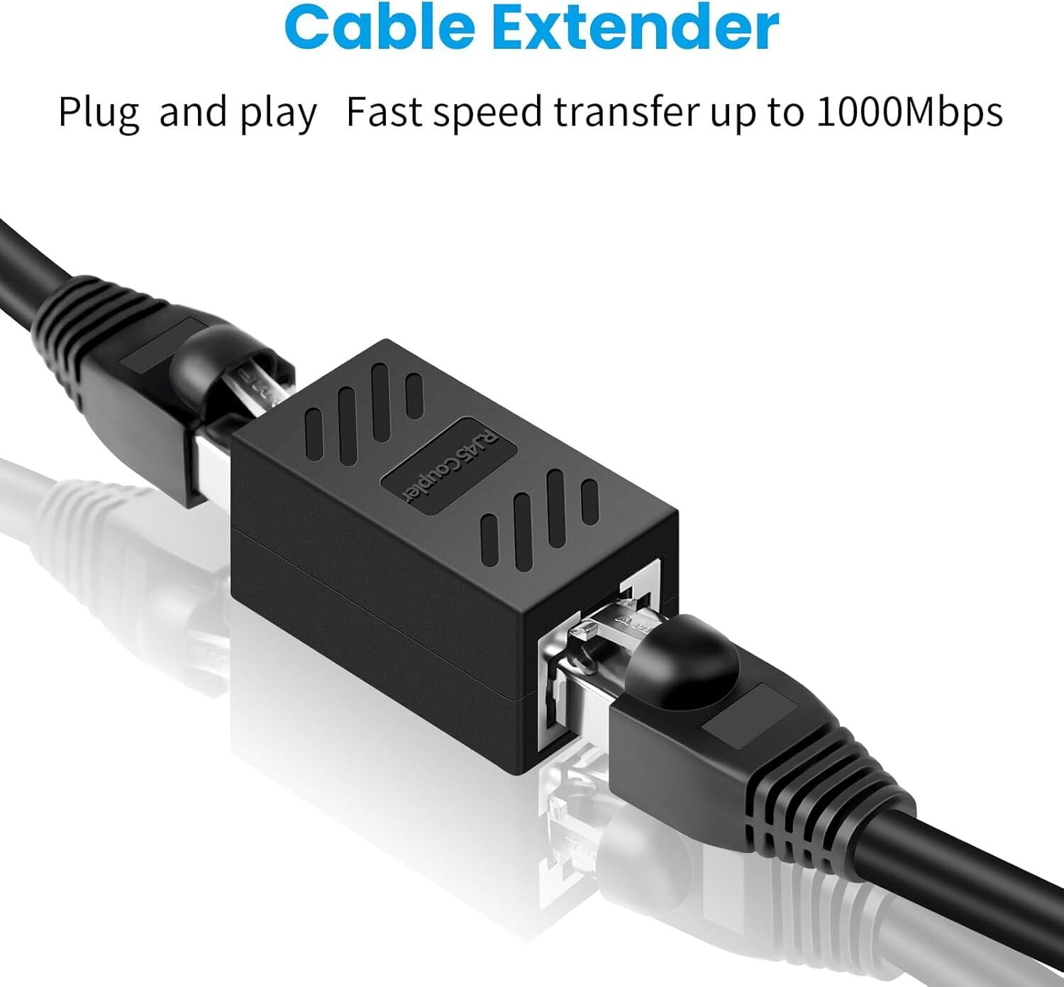 RJ45 Inline Coupler Cat7 Cat6 Cat5e Cat5 Ethernet LAN Network Cable ...