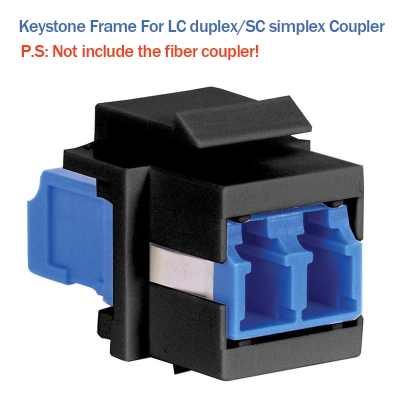 RJ45 & LC & SC Coupler Snap-in Keystone Frame Blind Plate For Modular ...