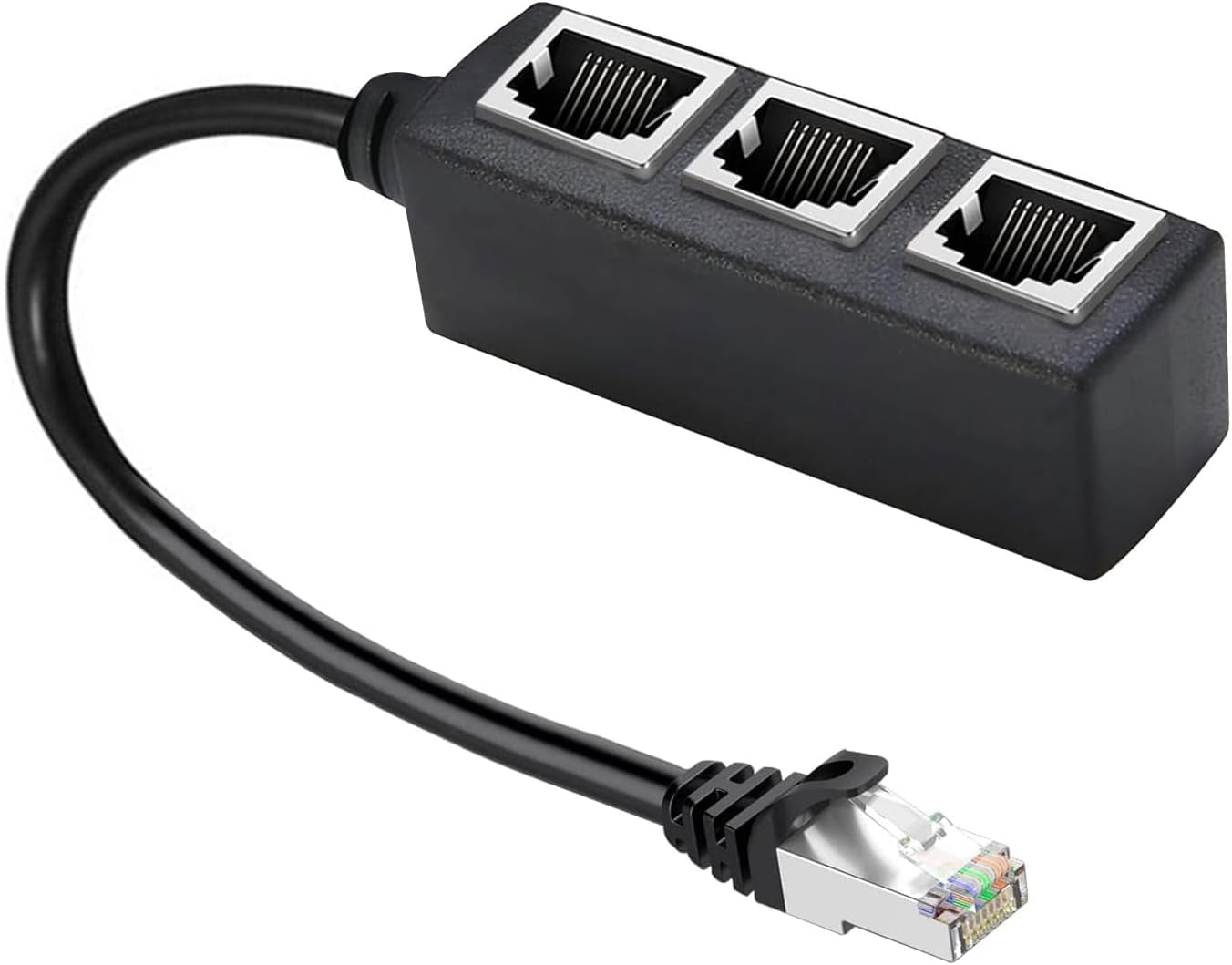 RJ45 Network 1 to 3 Port Ethernet Adapter Splitter, Ethernet Splitter 1 ...