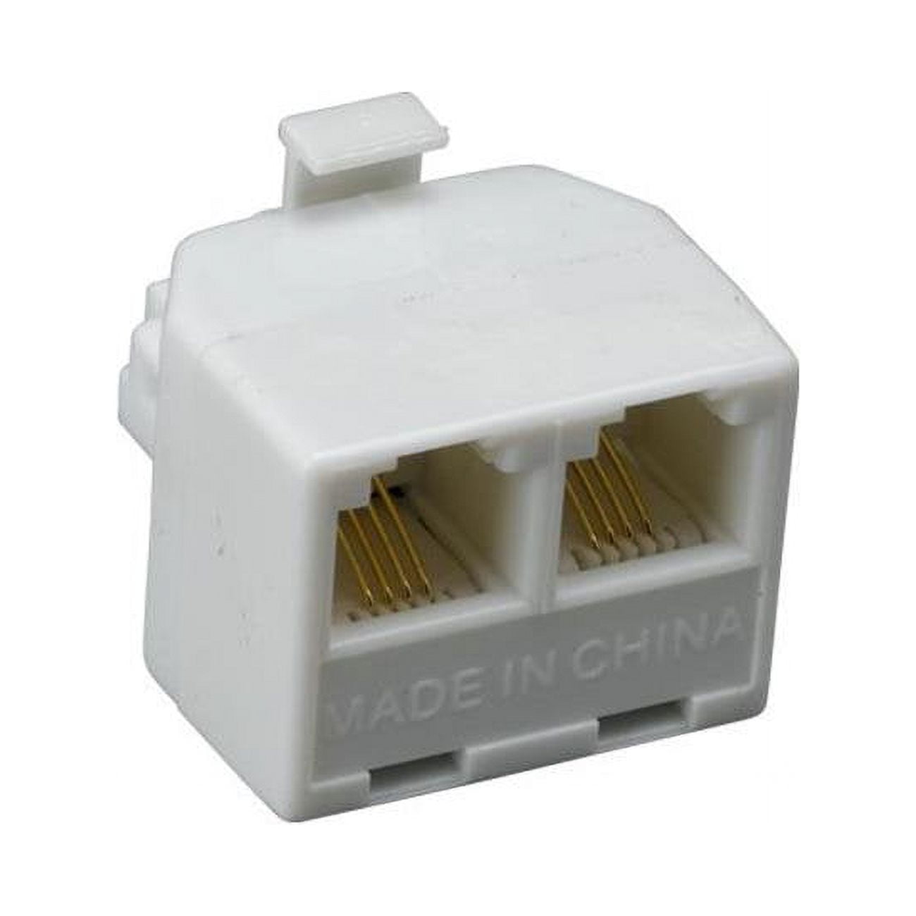 RJ45 One Male to Two Female Modular T-Adapter - Walmart.com