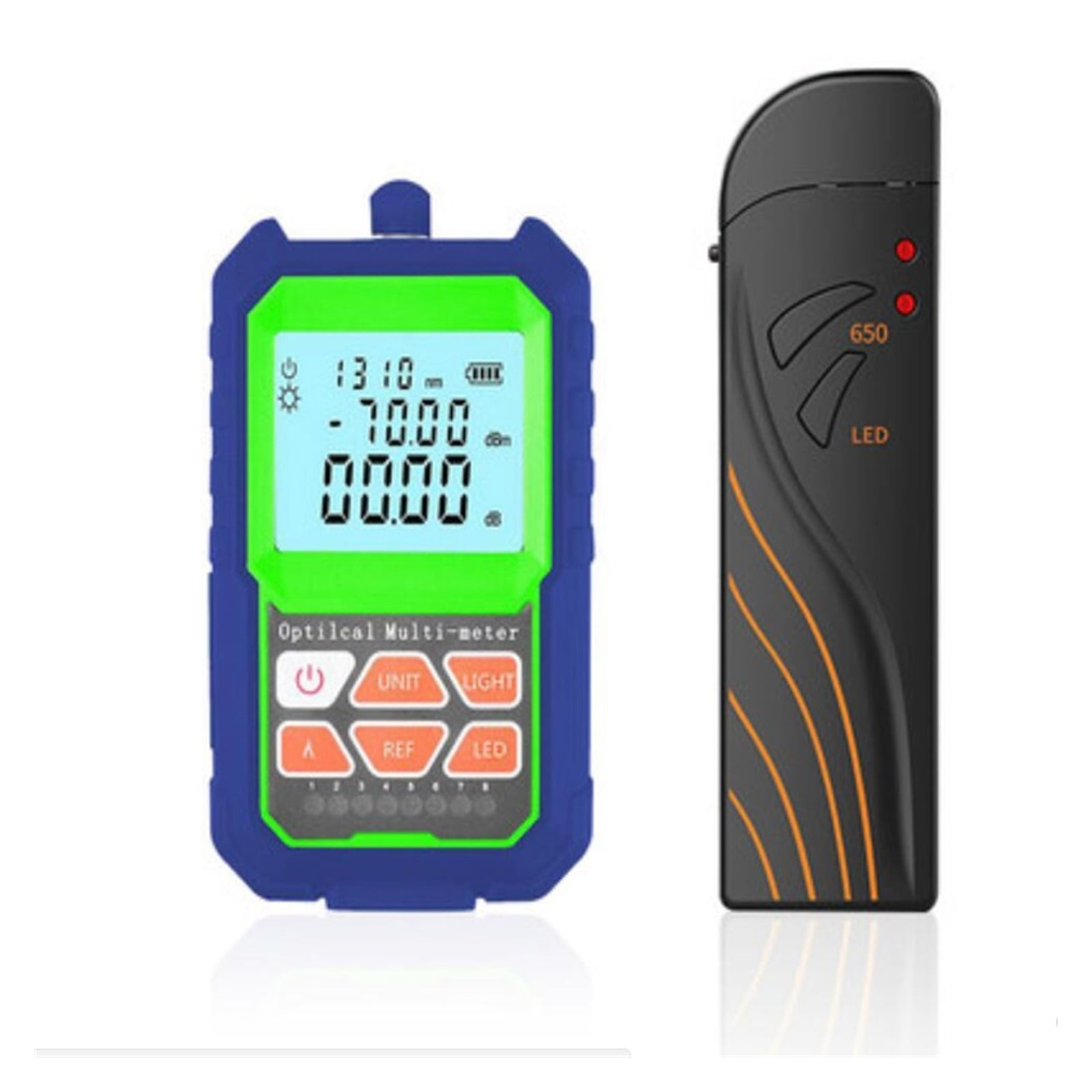 RJ45 Optical Light Source With LED Illuminat And 5mW Visual Fault ...