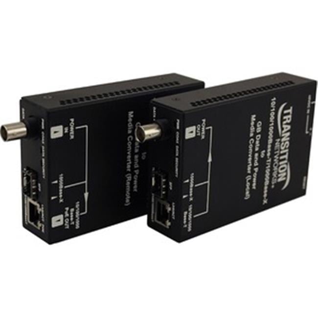 RJ45 Poe Plus & SFP Network Extender with Remote Unit - Walmart.com