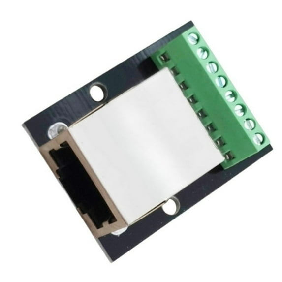 RJ45 Port Shielded Pitching Terminal Block 2.54mm Spacing 8Pin Screw ...