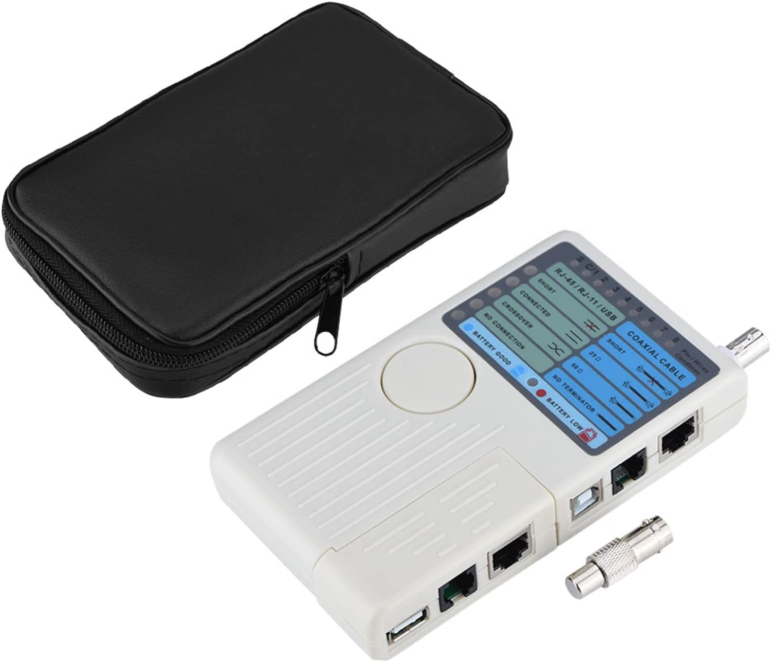 RJ45 / RJ11 / USB/BNC LAN Remote Network Cable Tester Cable Detector ...