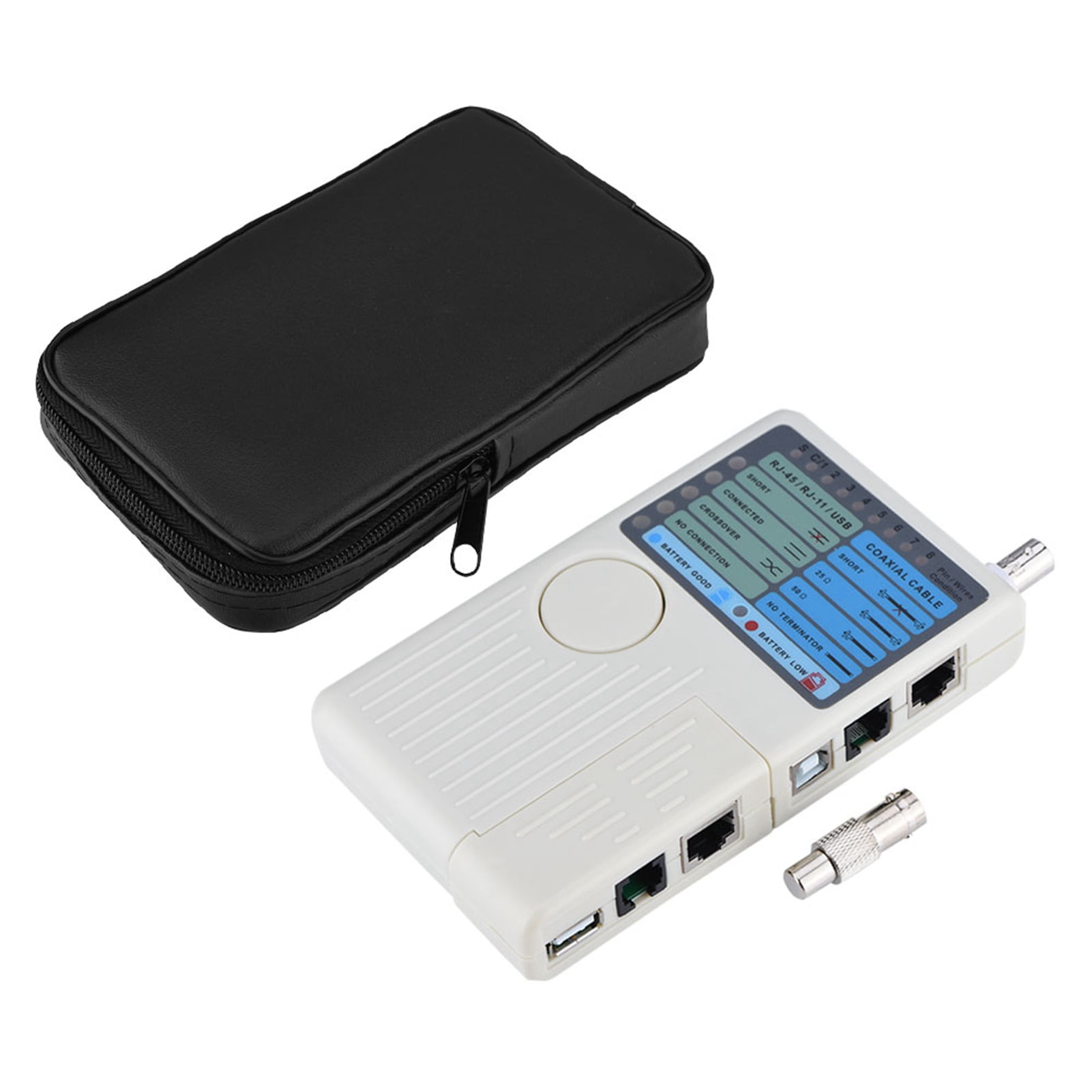 RJ45 / RJ11 / USB / BNC Network Tester LAN Cable Tracker Detector ...