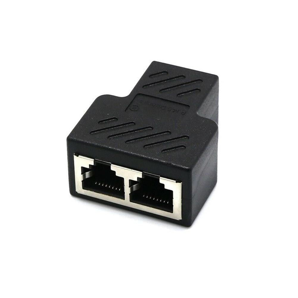 RJ45 Splitter Adapter, 1-to-2 RJ45 Splitter Cable Adapter High ...
