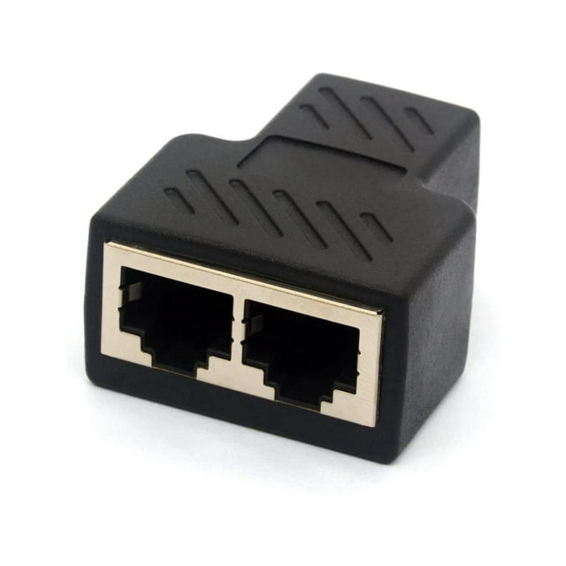 RJ45 Splitter Connector, RJ45 Adapter 1 to 2 Ethernet RJ45 Coupler ...
