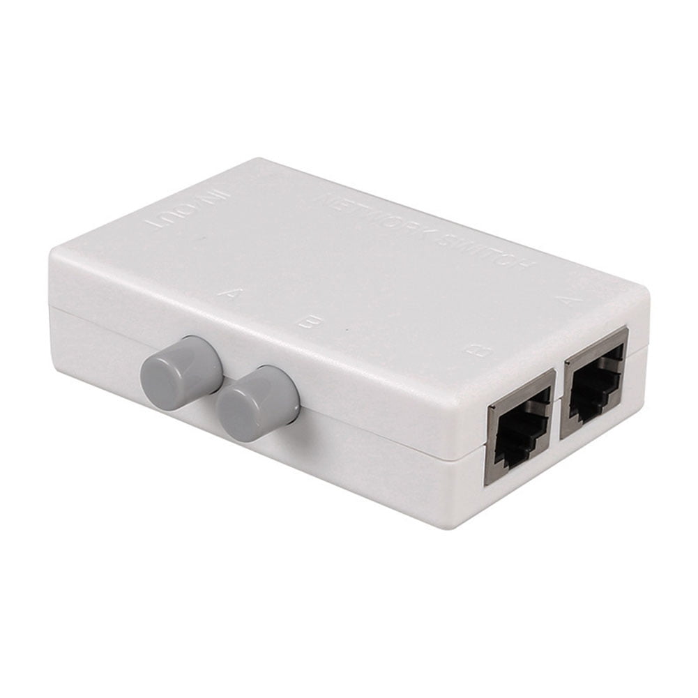 RJ45 Splitter Selector Switch 2 Ports Network Freely Between Intranet ...