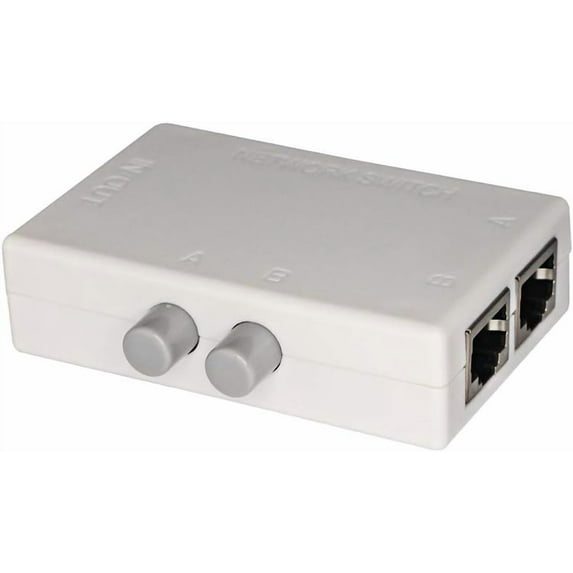 RJ45 Splitter Selector Switch, 2 Ports Network Switch Splitter Selector ...