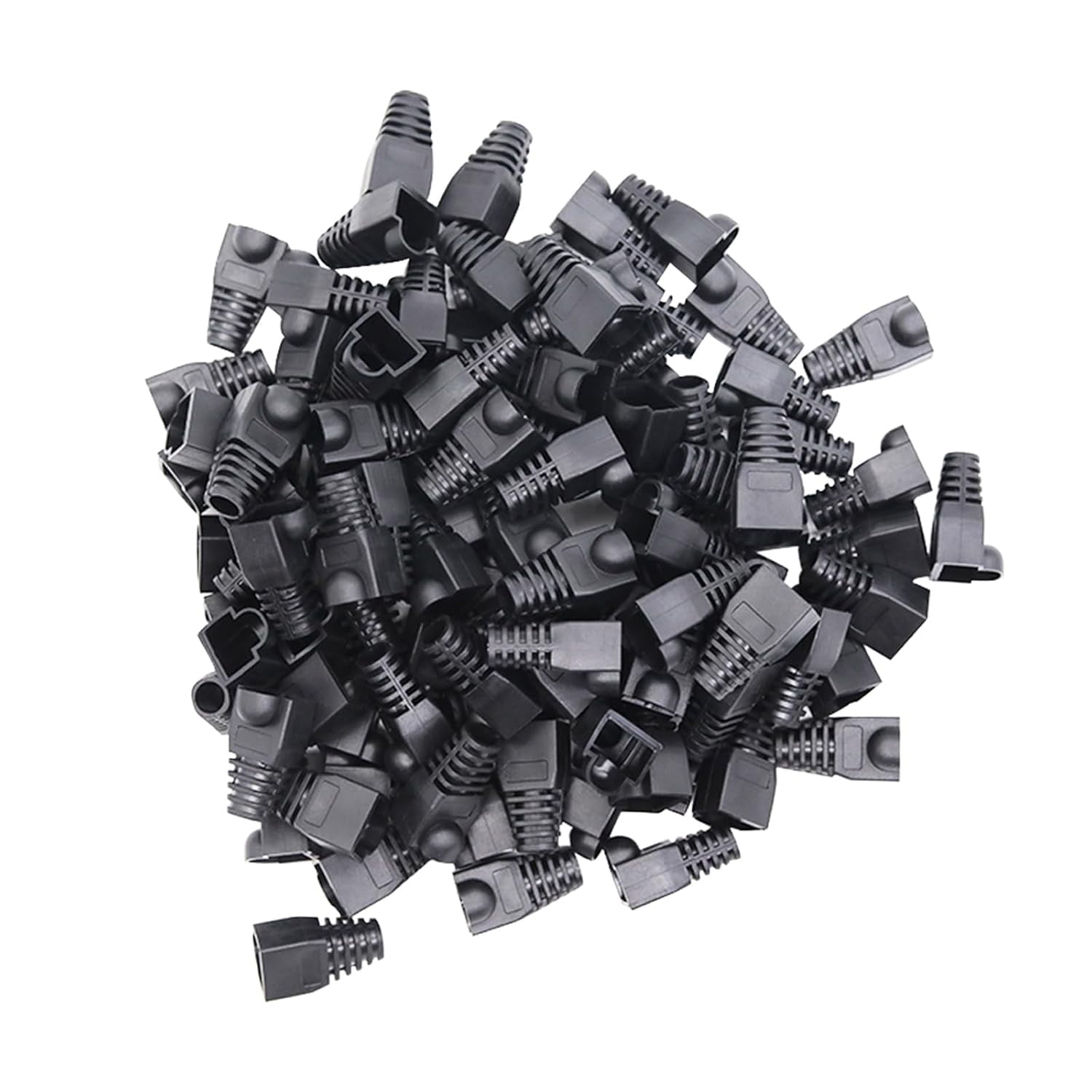 RJ45 Strain Relief Boots RJ45 Boots Plastic Network Wire,100 PCS CAT5 ...