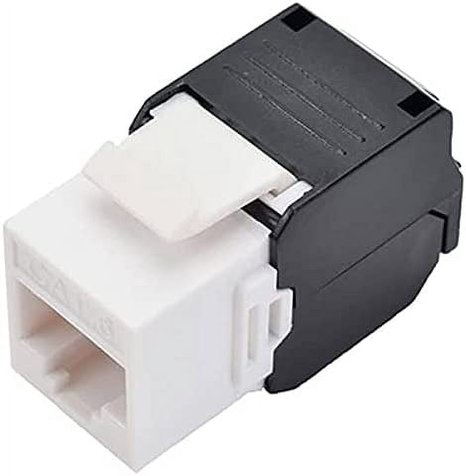 RJ45 Vertical Keystone Jack CAT6 180° Network Connector Gold Plated ...