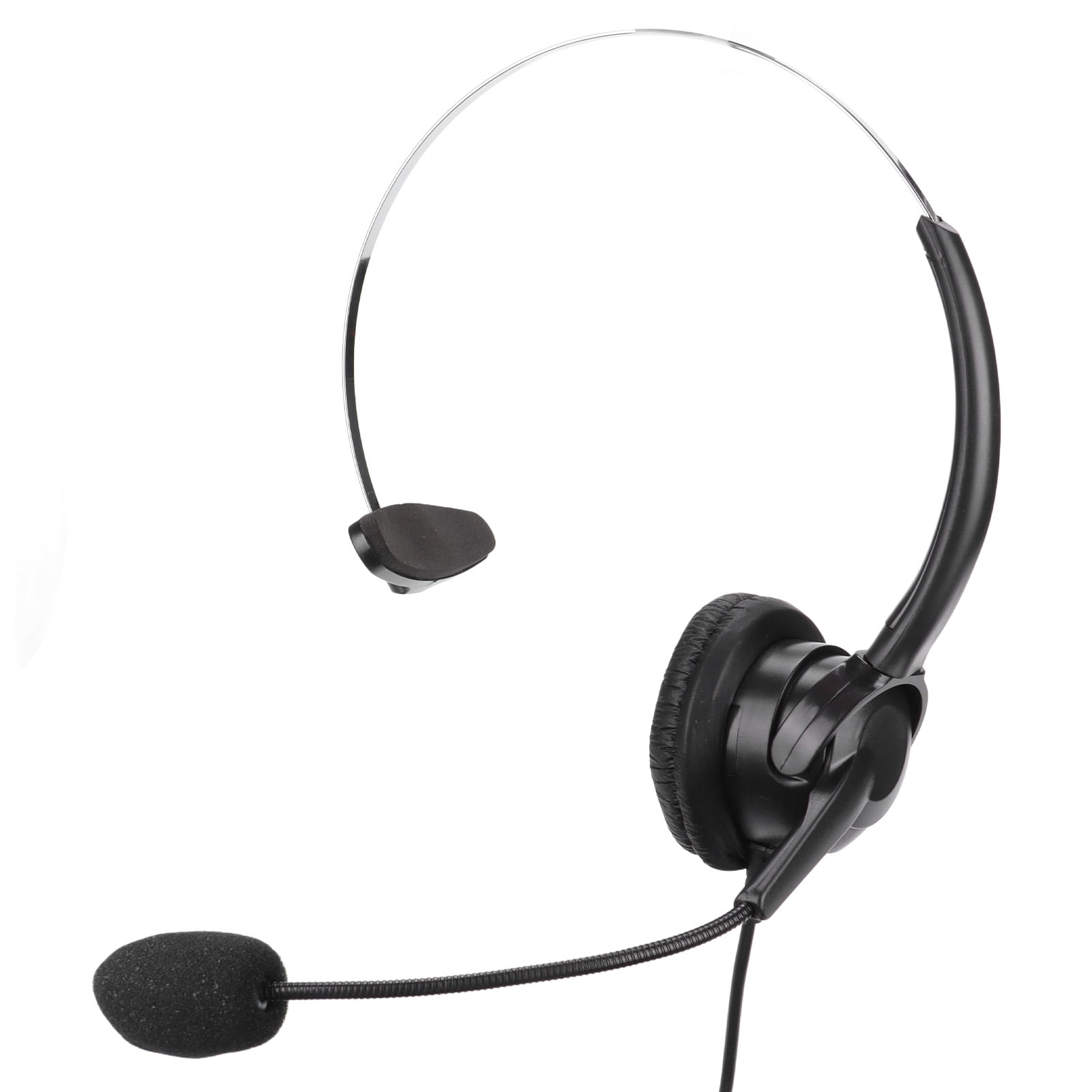 RJ9 Phone Headset, Adjustable Microphone Noise Cancellation, Ideal For ...