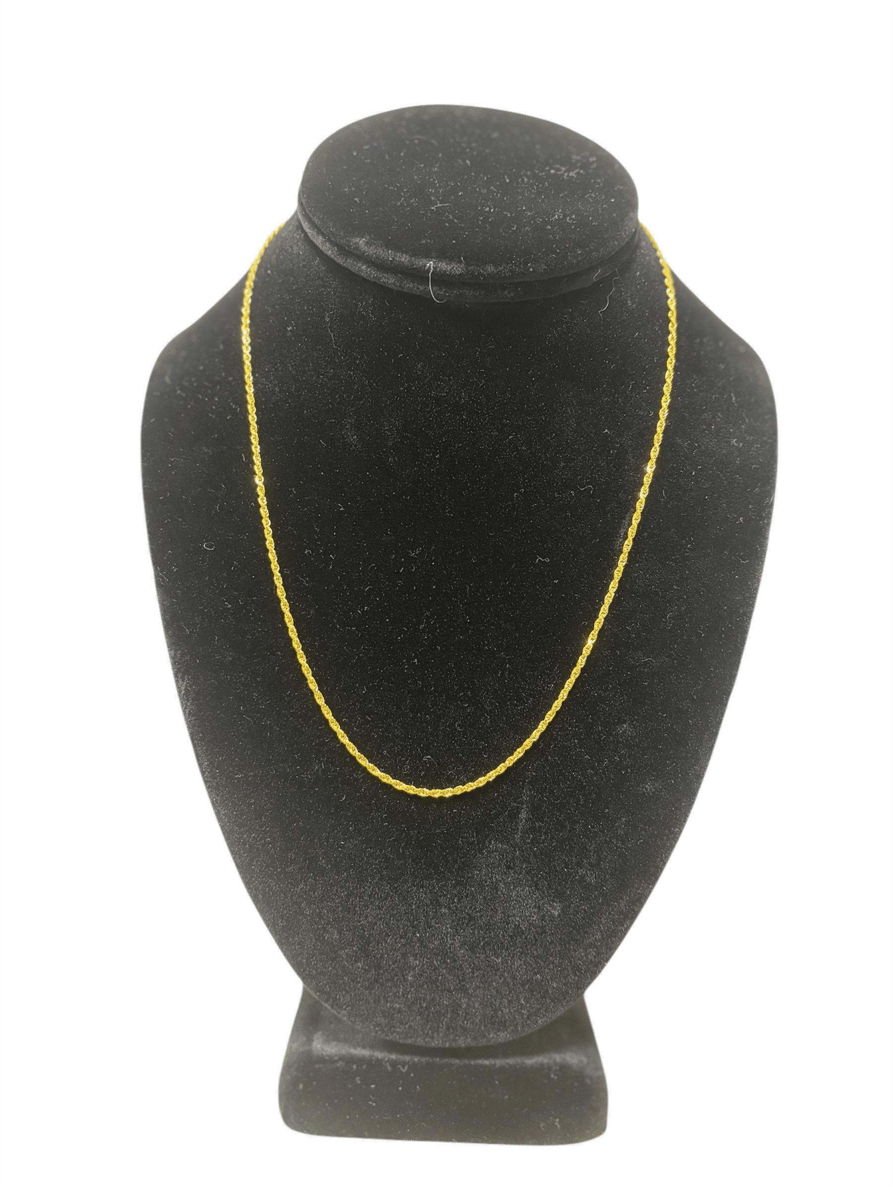 RJBullion 22kt Gold Rope Chain - 6.4 grams, 18 Inches - Walmart.com