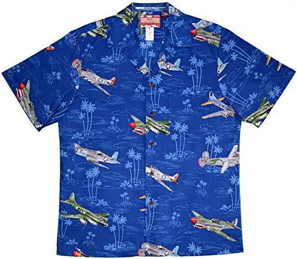 RJC Men's USA Island Airplane Shirt, Navy Blue, XL - Walmart.com